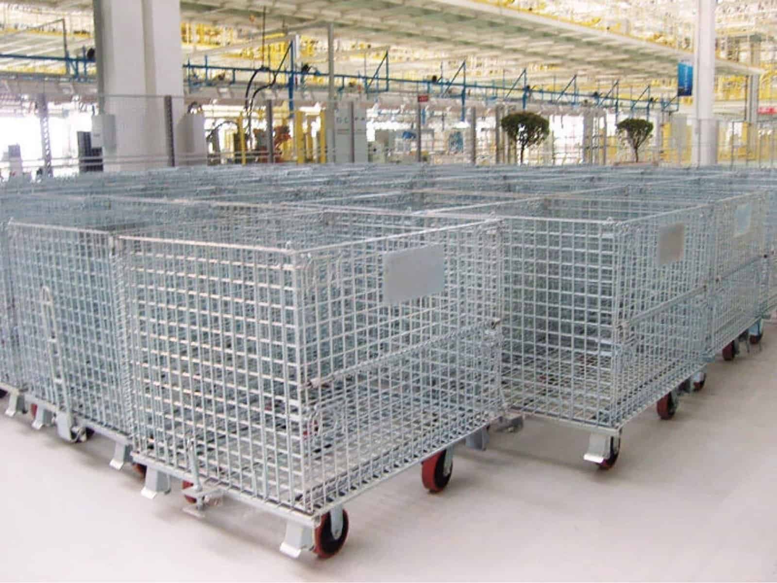 China Wire Container Foldable Wire Mesh Container Supplier